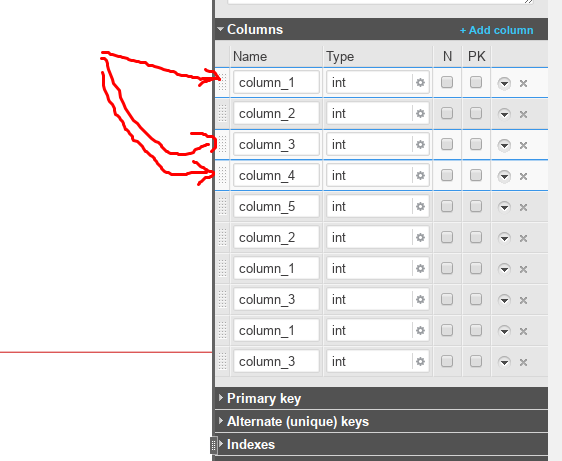 Copy And Paste Columns Vertabelo Vertabelo SA